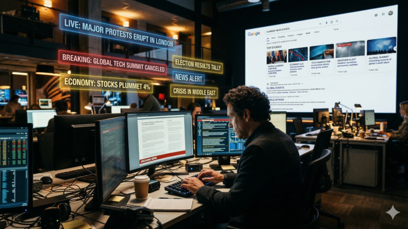 Breaking News Up 103% as AI Overviews Gut Other Traffic